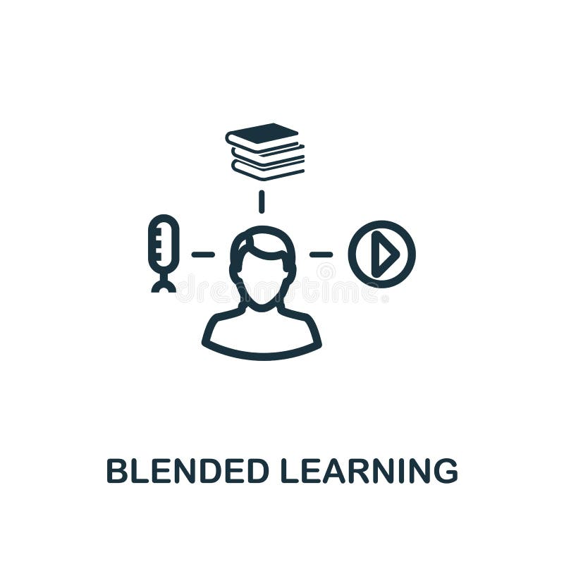 Blended Learning Icon Stock Illustrations – 368 Blended Learning Icon ...