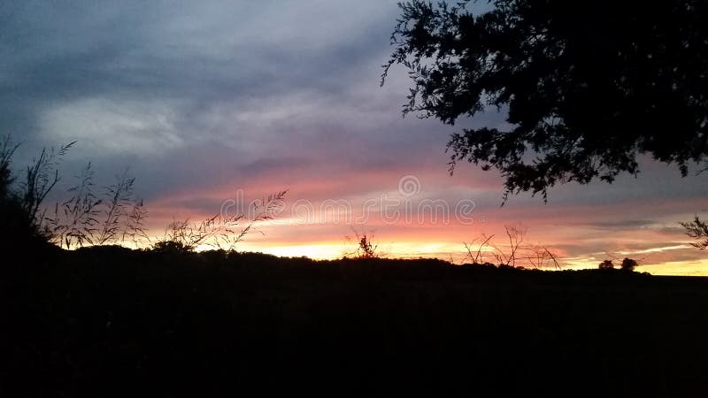 Blended Sunset stock image. Image of sunset, skies, blended - 110269517