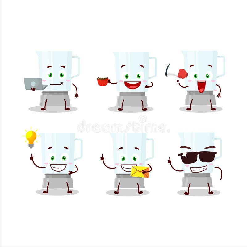 Blender Cartoon in Character with Sad Expression Stock Vector ...
