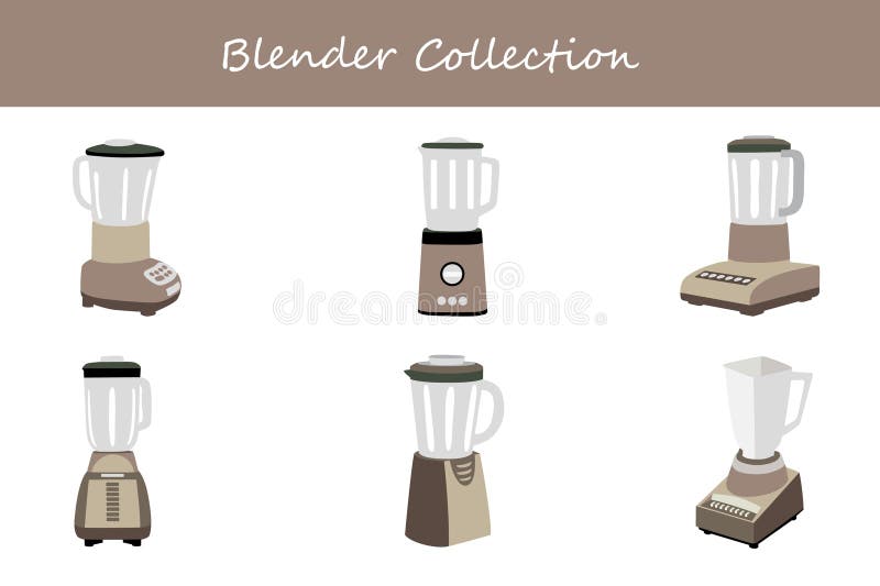 Blender Collection in Different Poses. Vector Illustration Stock Vector ...