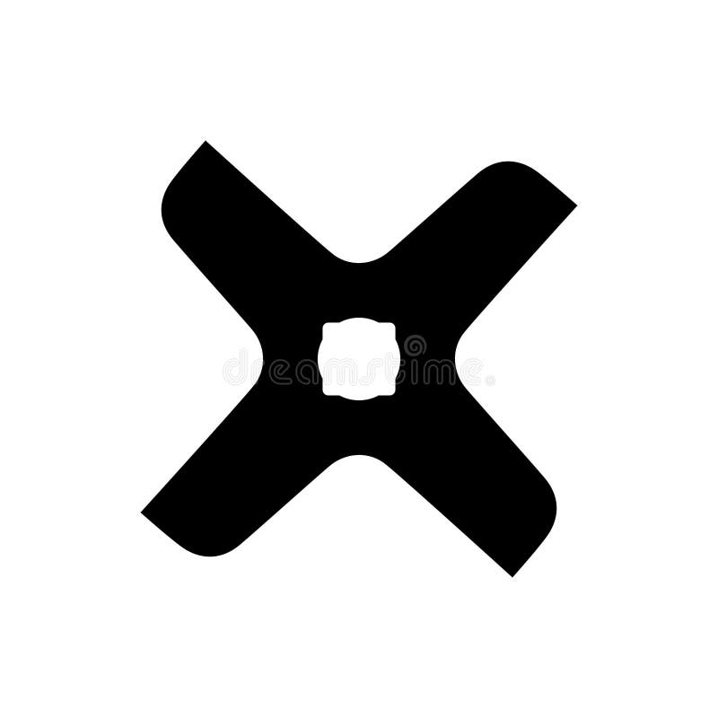 Blender blade stock vector. Illustration of vector, icon - 127150523