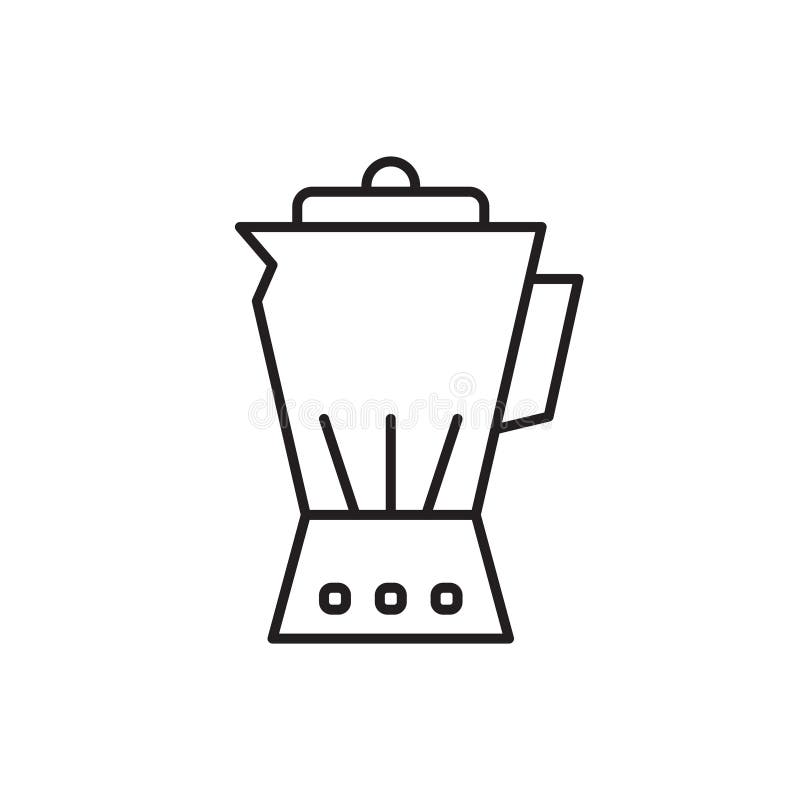 Blender icon vector stock vector. Illustration of kitchen - 348419662