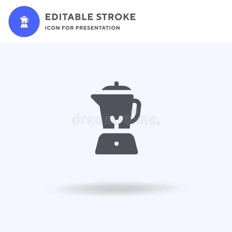 Blender Icon Vector, Filled Flat Sign, Solid Pictogram Isolated on ...