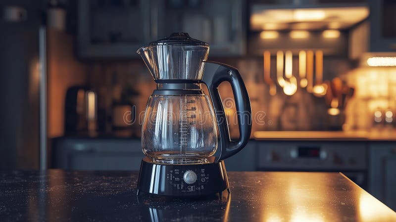 Blender on Kitchen Counter Modern Home Interior Appliance Showcase Cozy ...