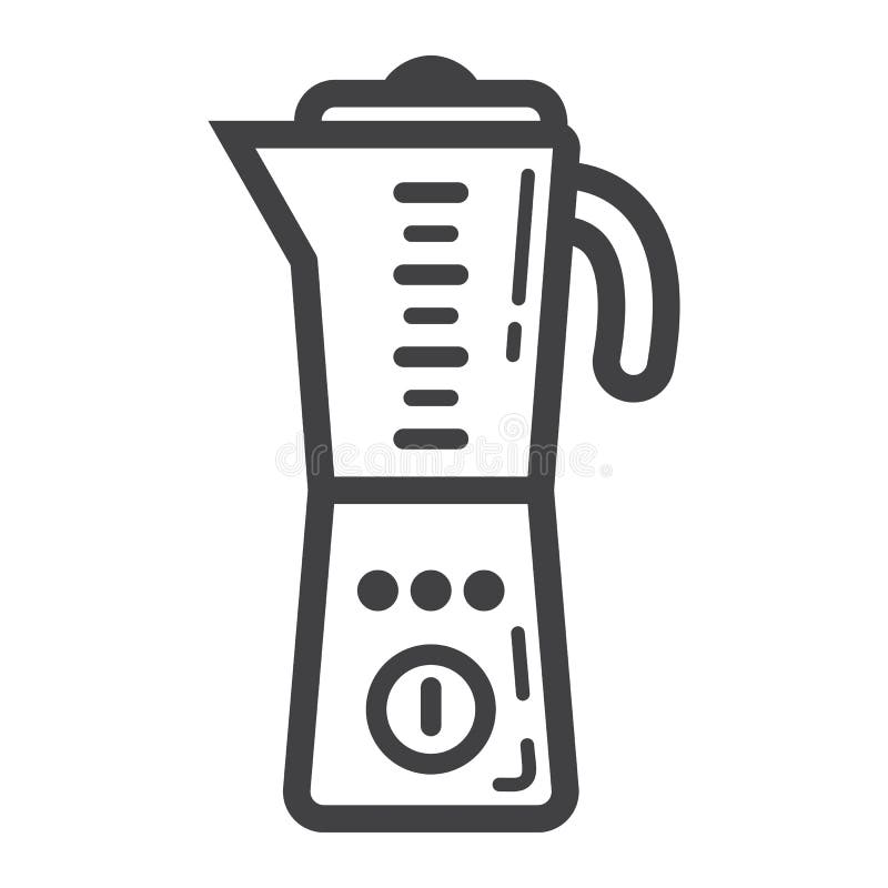 Blender Line Icon, Household and Appliance Stock Vector - Illustration ...