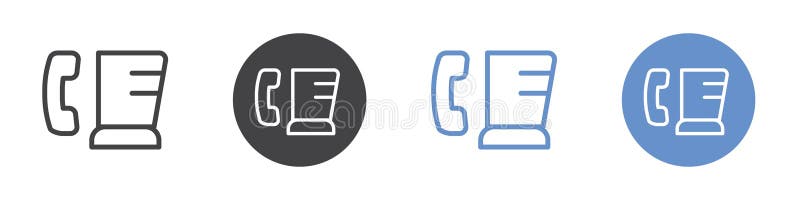 Blender Phone Icon Flat Set in Black and White Color Stock Vector ...