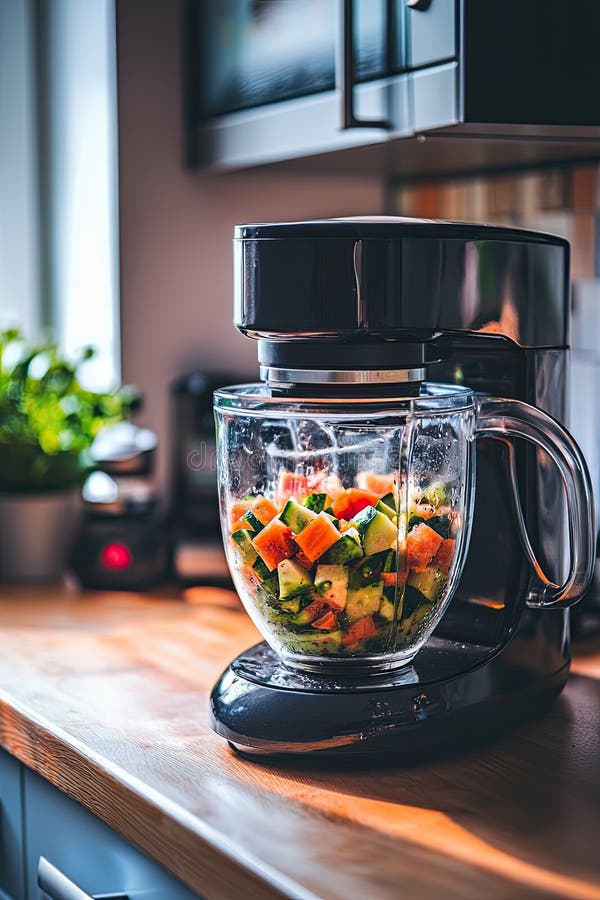 Blender on the Table in the Kitchen. Selective Focus Stock Image ...