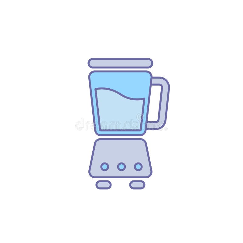 Blender Vector Icon Symbol Tool Isolated on White Background Stock ...