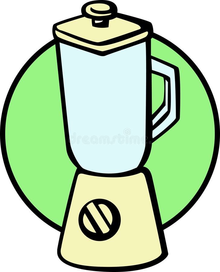 Blender Vector Illustration Stock Vector - Illustration of handle, knob ...