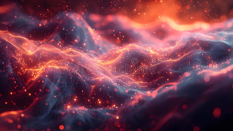 Blending AI Data Processing and Business Concepts in Abstract Artwork ...