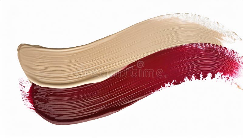 Blending Creamy Foundation and Lipstick To Create a Captivating Makeup ...