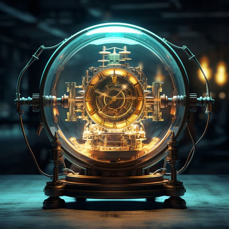 Reimagining Retro Future Visions. Ai Generated Stock Illustration ...