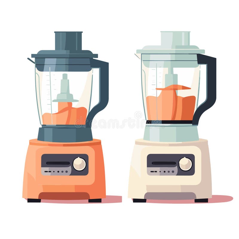 Blending Perfection: Blender and Electric Blender Vector Illustration ...