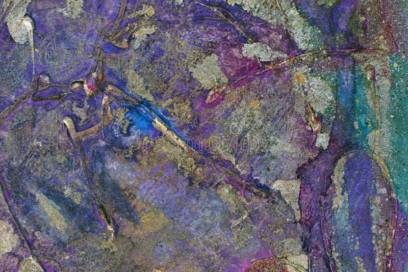 Background with Metal Oxidation Effect. Blending Shades of Purple and ...