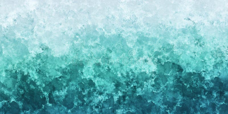 Blending Turquoise and White Colors To Create a Gradient Effect on a ...