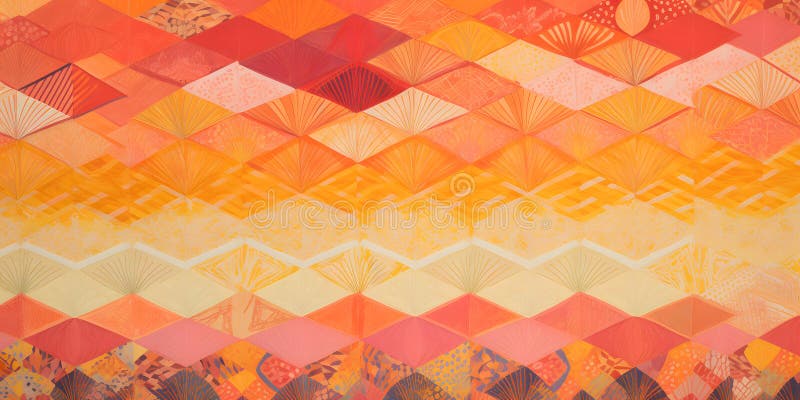 Blendoforangespinksandyellowsinasunrise-inspire Two Generative AI Stock ...