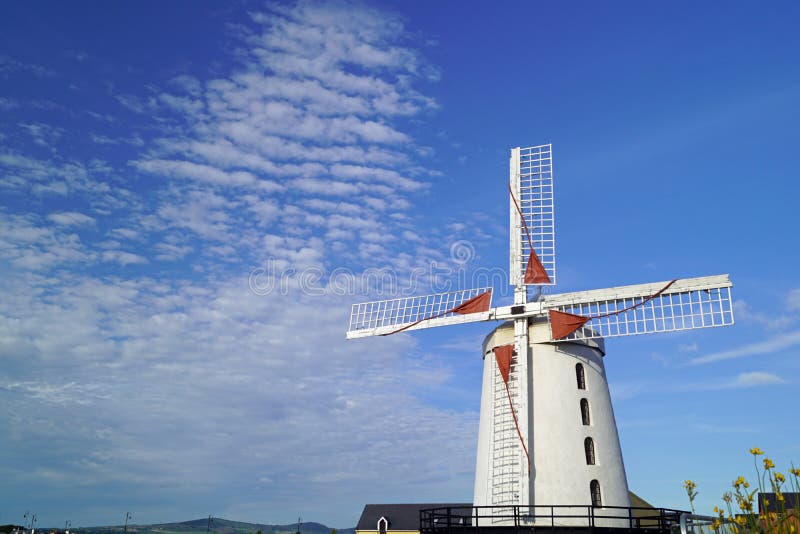 Blennerville Windmill Ireland Stock Image - Image of background ...
