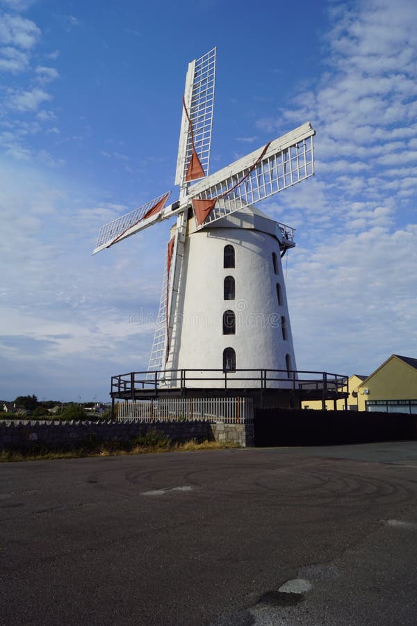 Blennerville Windmill Ireland Stock Photo - Image of background, colour ...