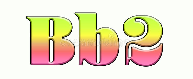 Blenny Font Fonts Gradient Sans Serif Alphabet Letters Calligraphy ...