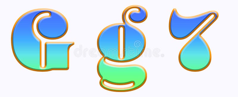 Blenny Font Fonts Gradient Sans Serif Alphabet Letters Calligraphy ...