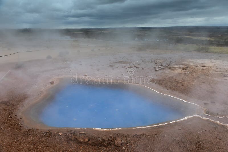 Blesi Hot Spring in Iceland Stock Image - Image of heat, spring: 74012573