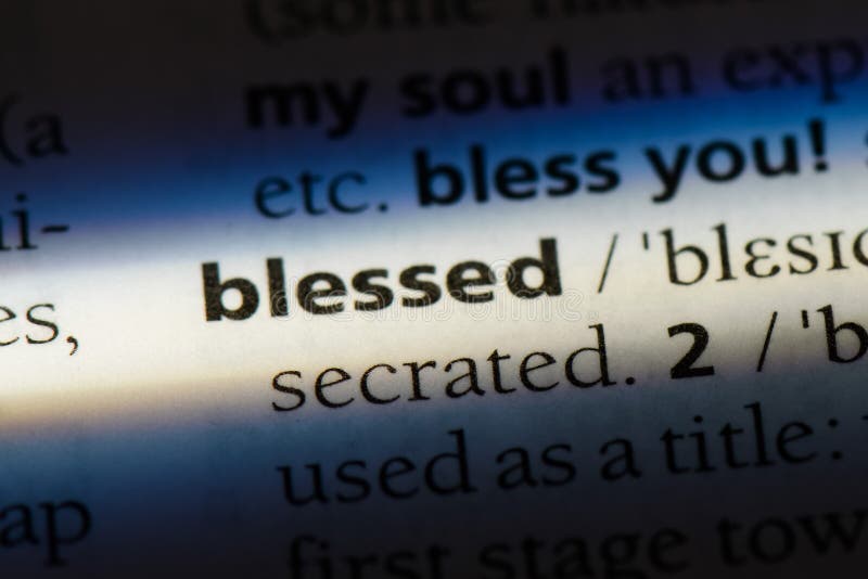 Blessed stock photo. Image of concept, page, info, english - 114404984