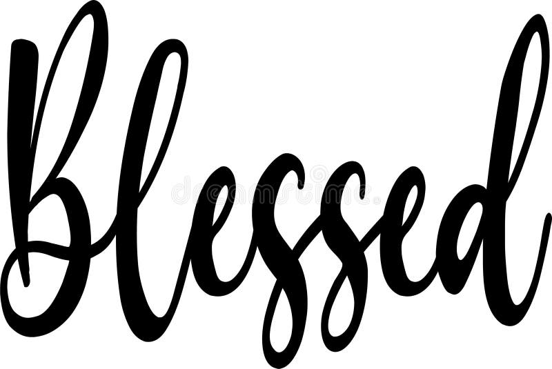 Blessed Jpg Image Text File with Svg Vector Cut File for Cricut and ...