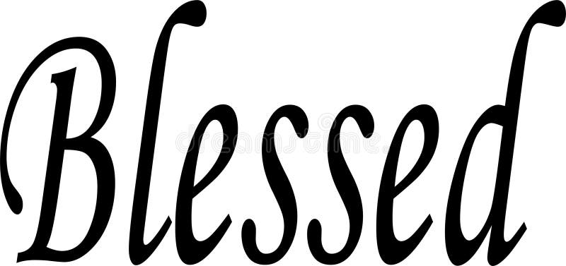 Blessed Jpg Image Text File with Svg Vector Cut File for Cricut and ...