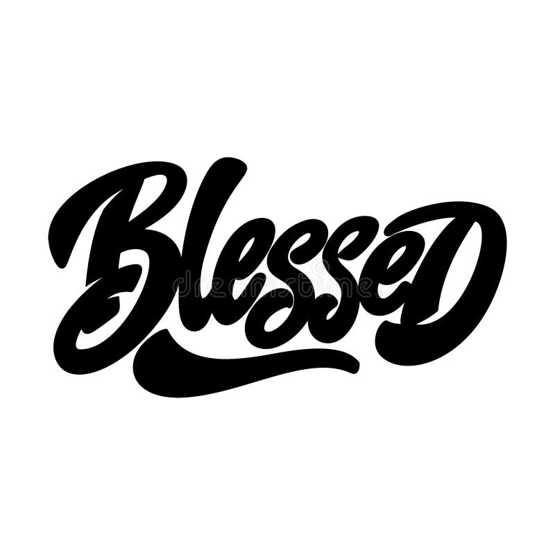 Blessed Black White Stock Illustrations – 751 Blessed Black White Stock ...