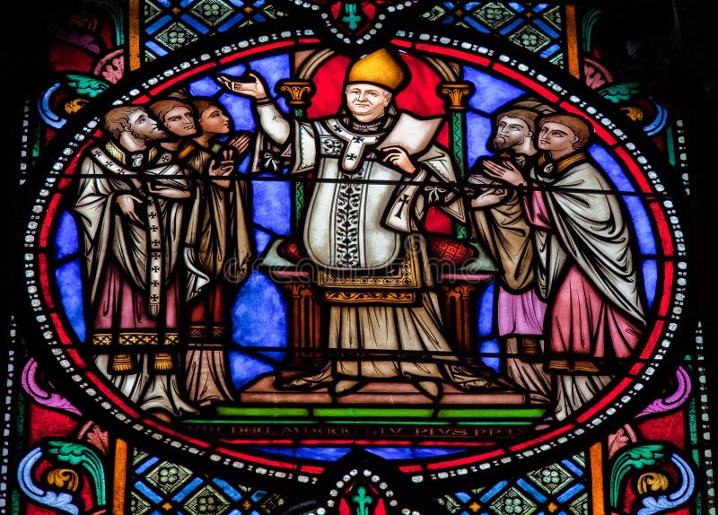 Blessed Pope Pius IX stock photo. Image of nine, window - 26019878