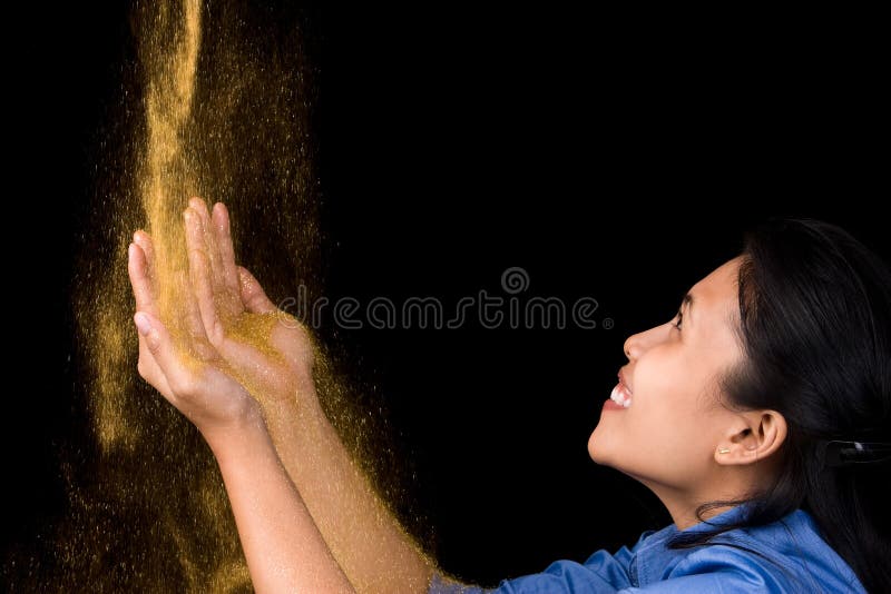 Blessing from above stock image. Image of magic, scatter - 5413893