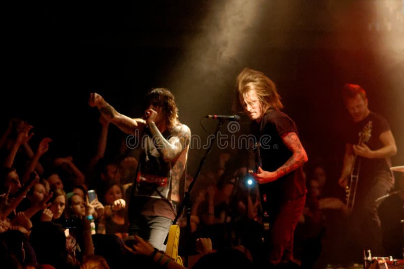 Blessthefall Concert Lucerna Musicbar Praha 21 Editorial Stock Photo ...