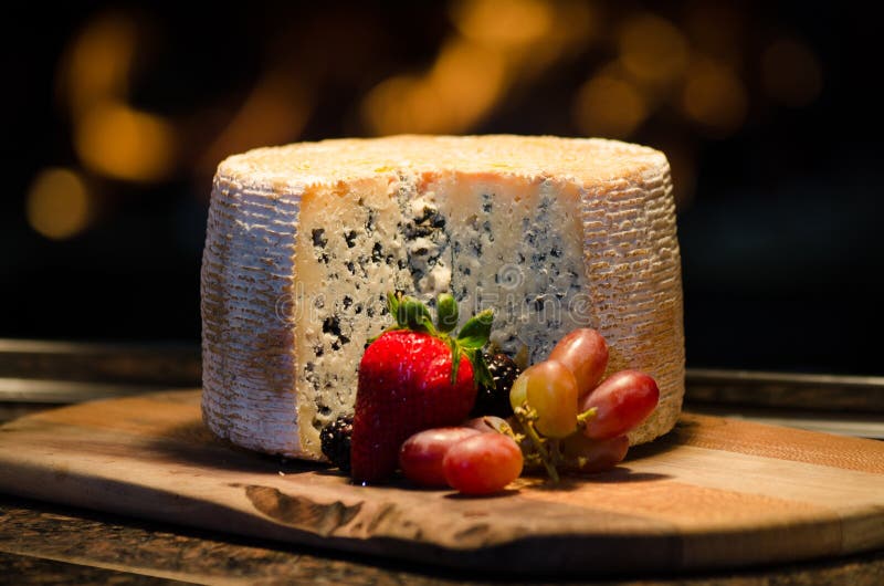 Bleu Cheese stock image. Image of grape, block, appetizer - 91740749