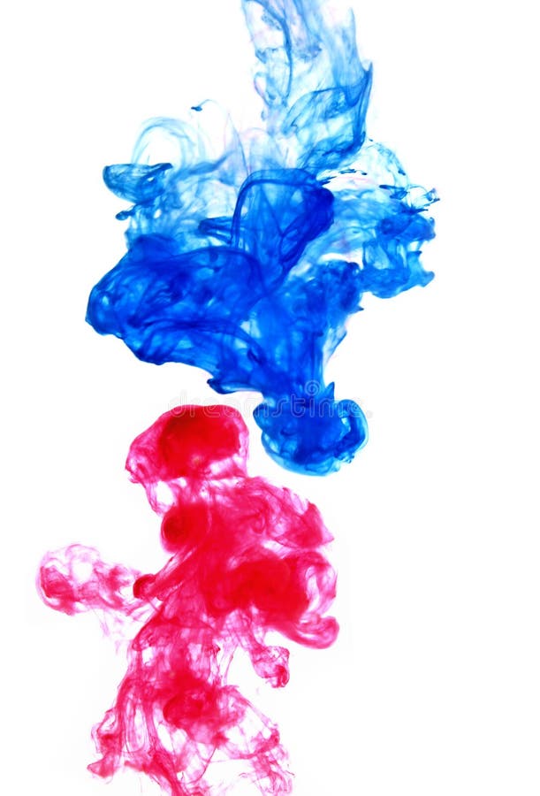 Bleu et rouge image stock. Image du formes, bleu, peinture - 2445981