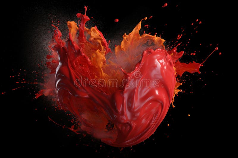 Splashes of Blew Up of Dark Navy Blue Color Paint Stock Image - Image ...