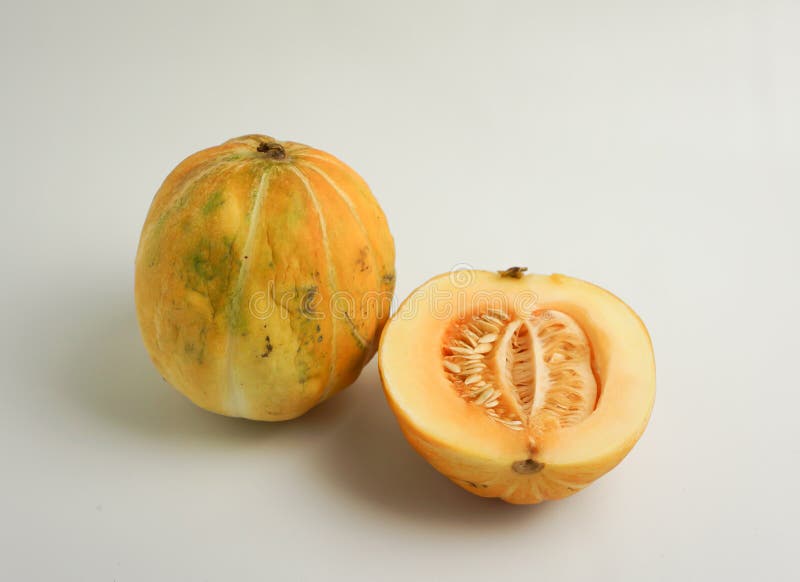Blewah or Cucumis Melo `cantalupensis Stock Image - Image of organic ...