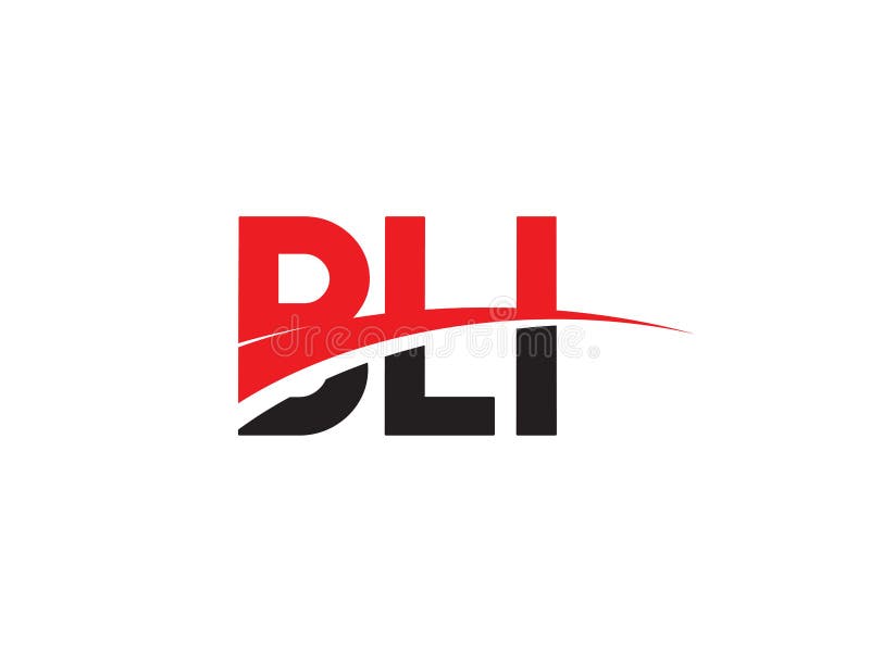 BLI Letter Initial Logo Design Vector Illustration Stock Vector ...
