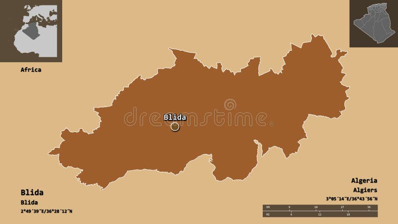 Blida, Province of Algeria,. Previews. Pattern Stock Illustration ...