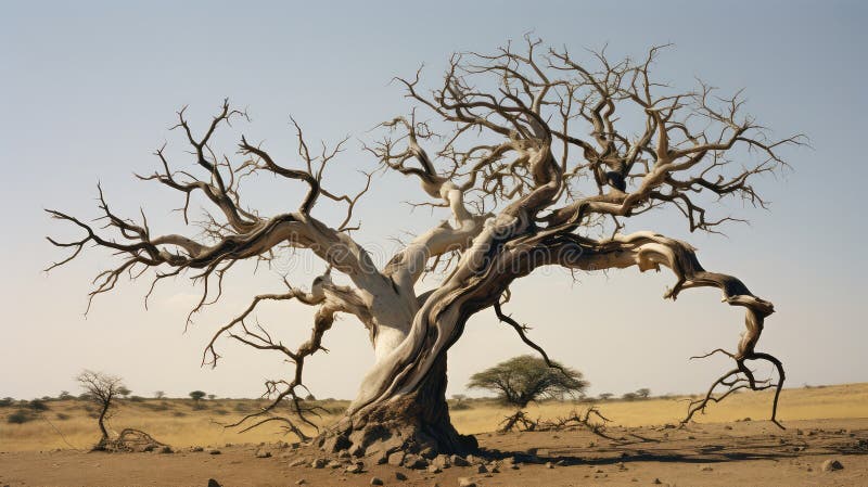 Blight sick tree stock illustration. Illustration of branches - 361005036