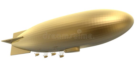 Blimp stock illustration. Illustration of aeronautics - 1381904