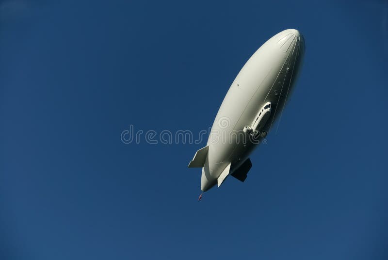 Low Poly Blimp Flying in the Sky Stock Illustration - Illustration of ...