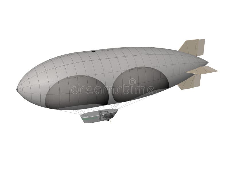 Blimp. Layout. stock illustration. Illustration of rendering - 17013036