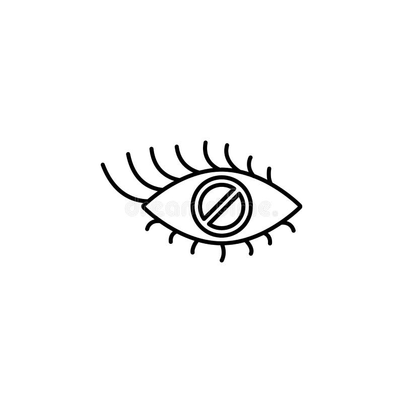 Blind Eye Icon. Element of Disabled Icon for Mobile Concept and Web ...