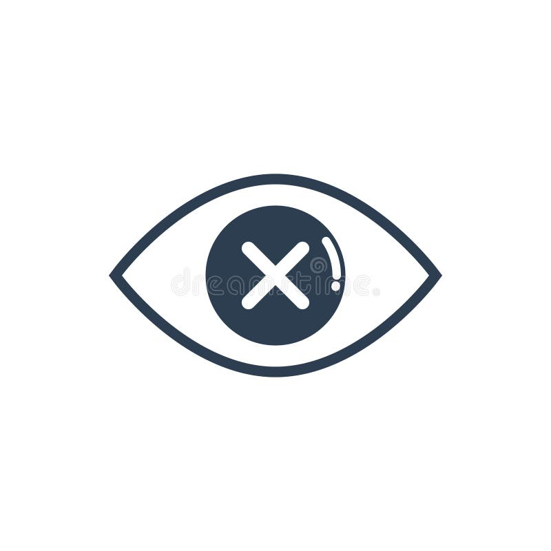 Blind Eye Icon, Vector and Illustration Stock Vector - Illustration of ...