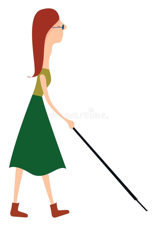 Blind Girl Stock Illustrations – 1,405 Blind Girl Stock Illustrations ...
