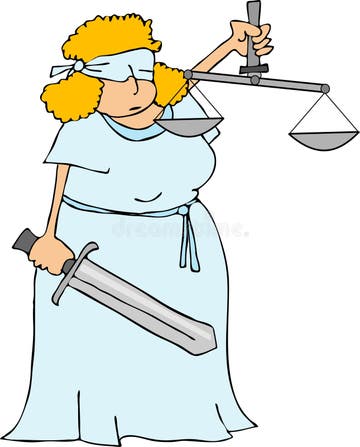 Blind Justice stock vector. Illustration of blind, justice - 1950183