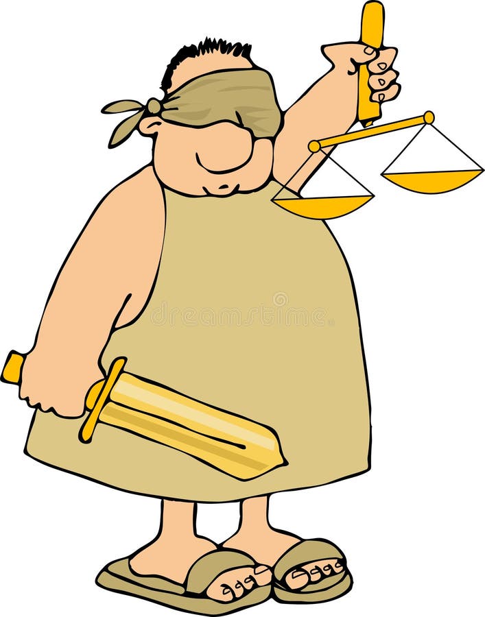 Blind Justice stock vector. Illustration of blind, justice - 1950183