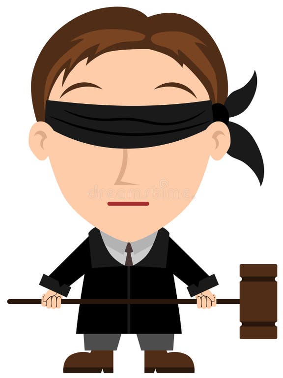 Blind justice stock illustration. Illustration of judgment - 37865066
