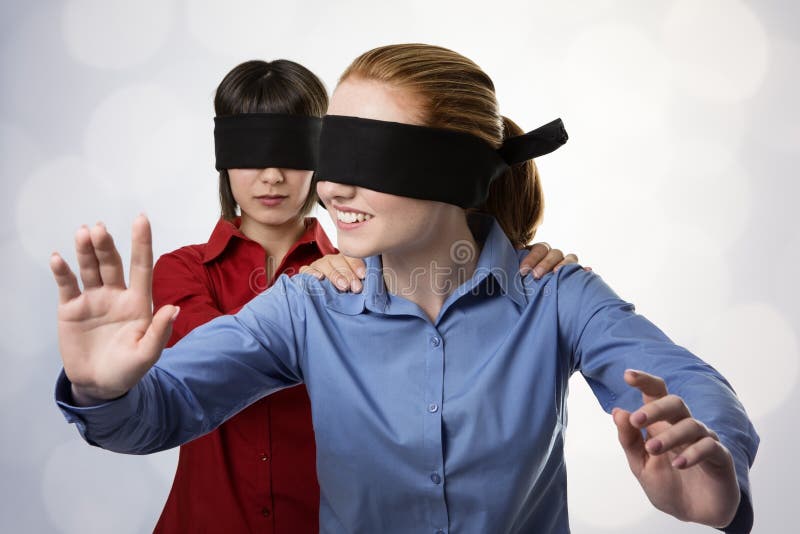 Blind leading the blind stock photo. Image of walking - 86841228