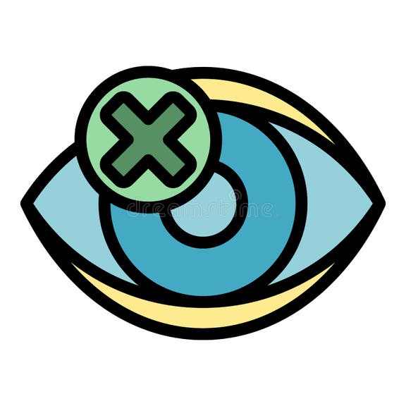 Blind Man Icon Color Outline Vector Stock Vector - Illustration of ...